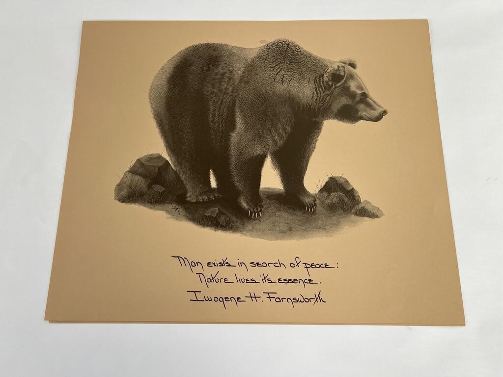 Iwogene Farnsworth | Bear Prints | MutualArt