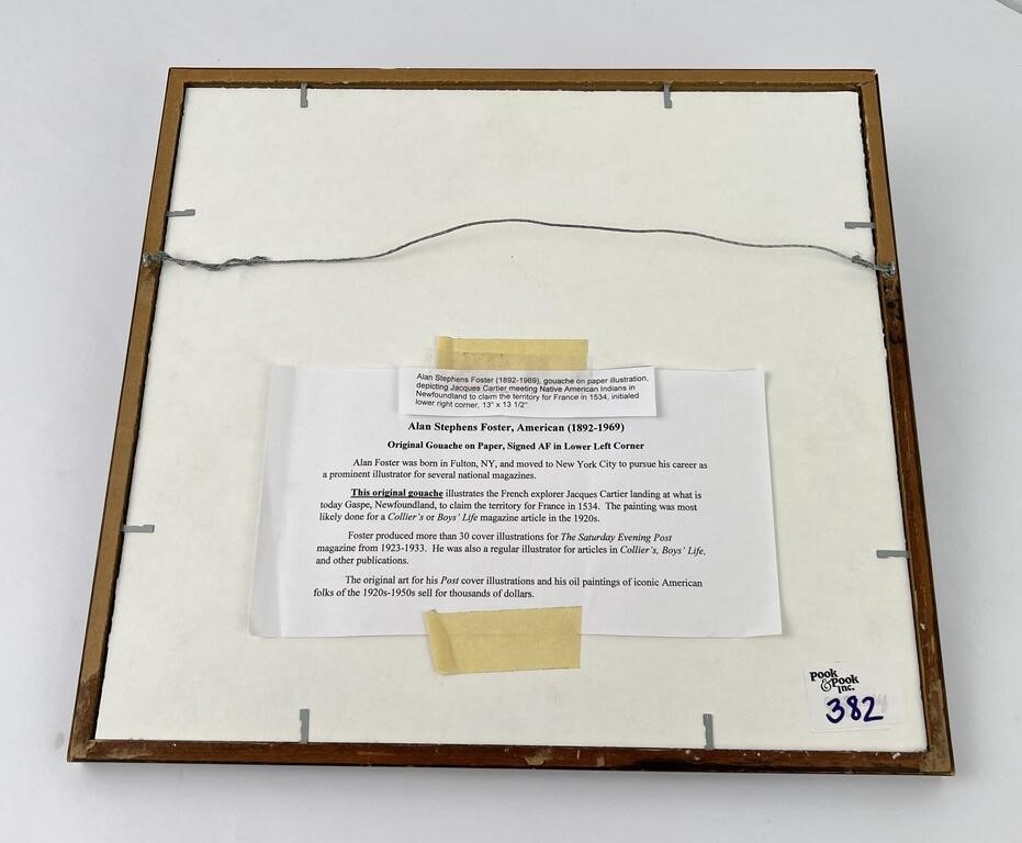 Alan Stephens Foster | Alan Stephens Foster Gouache Indian Painting ...