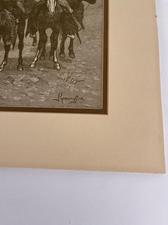 Frederic Remington | Frederick Remington Crow Indians Firing | MutualArt