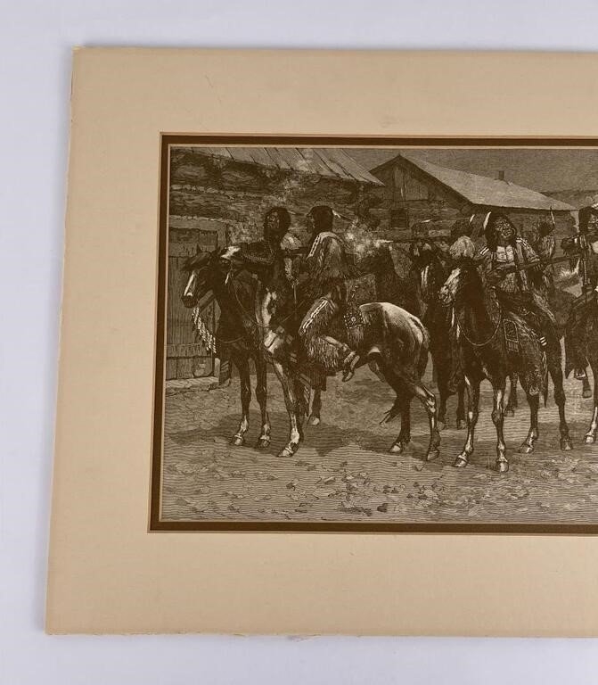 Frederic Remington | Frederick Remington Crow Indians Firing | MutualArt