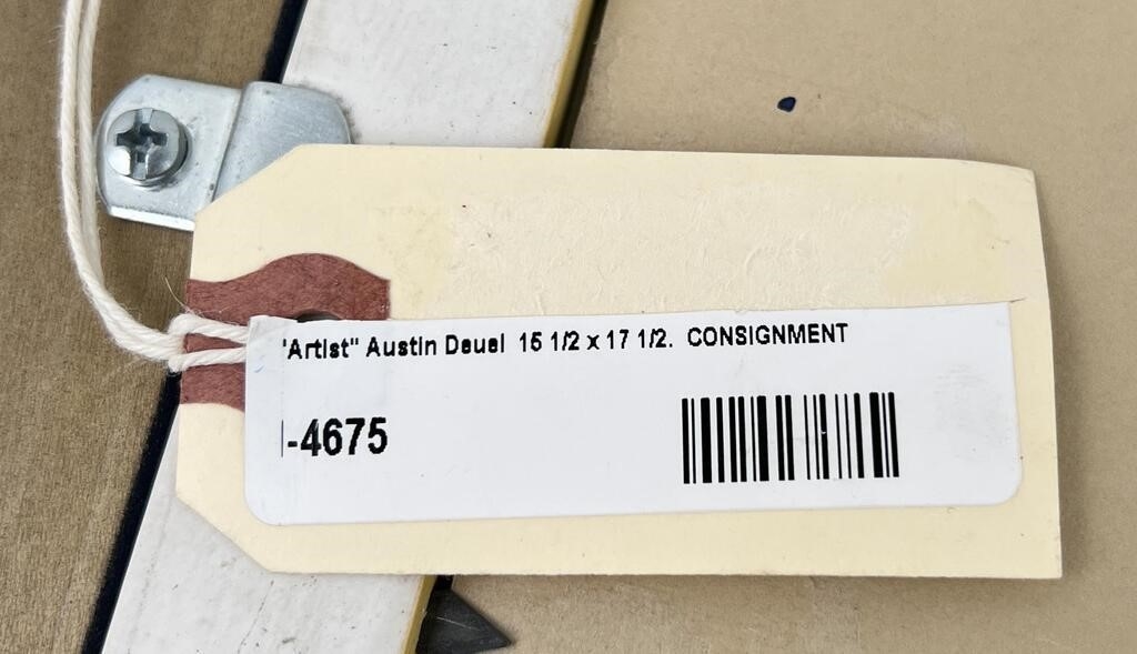 Austin Deuel | Austin Deuel Indian Oil on Board Painting | MutualArt