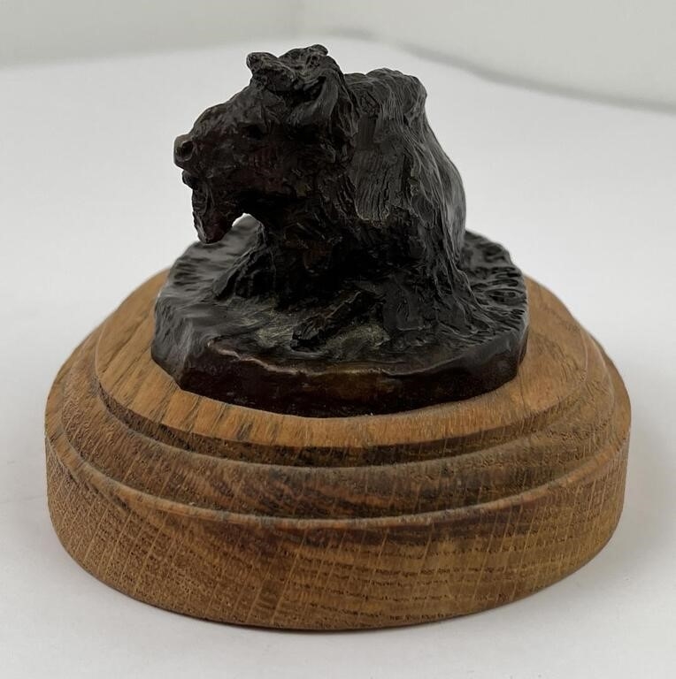 Bob Scriver | Paul's Bull Buffalo Bronze Montana | MutualArt
