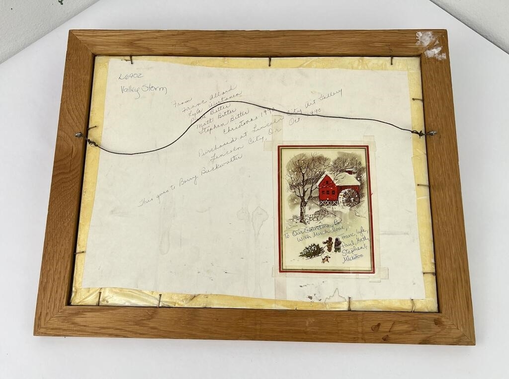 Roger Flythe | Roger Flythe Oil on Board Indian Painting | MutualArt