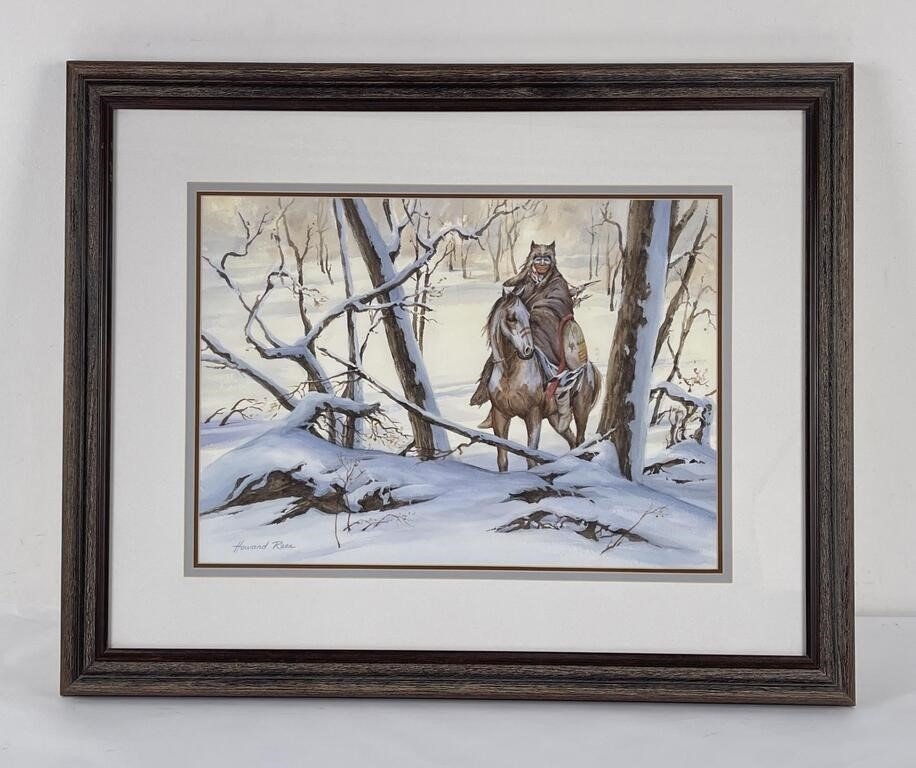 Howard Rees | Howard Rees Indian Watercolor Painting (1964) | MutualArt