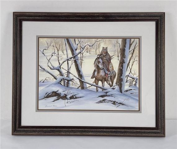 Howard Rees | Howard Rees Indian Watercolor Painting (1964) | MutualArt