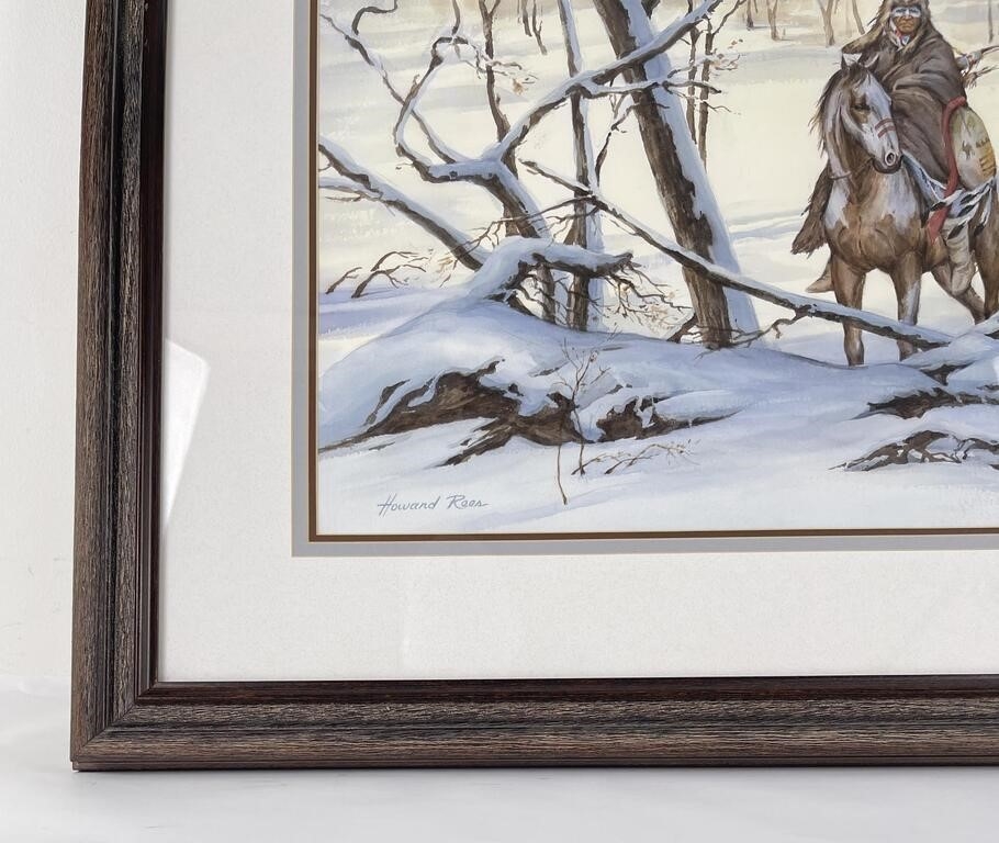 Howard Rees | Howard Rees Indian Watercolor Painting (1964) | MutualArt