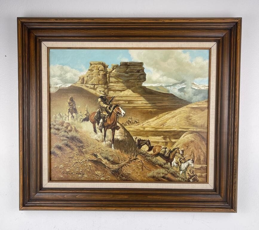Carlos M. Ortega | Cowboy | MutualArt