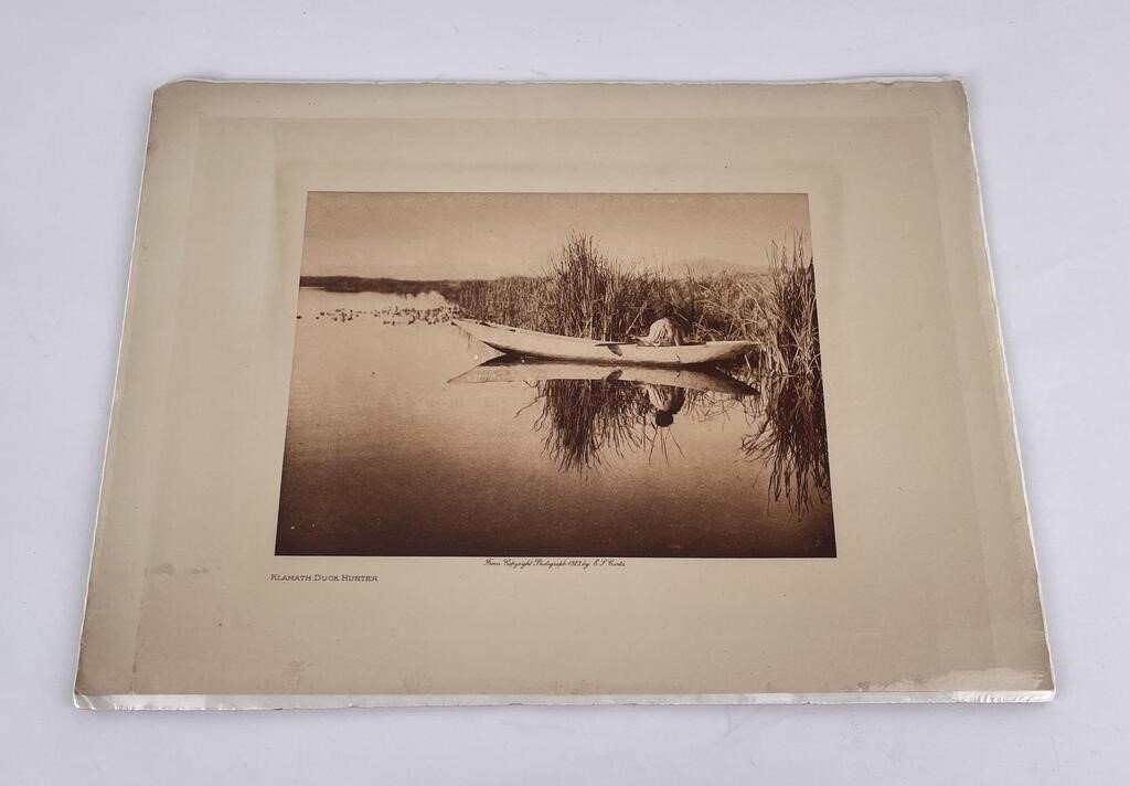 Edward S. Curtis | Edward Curtis Photogravure Klamath Duck Hunter (1923 ...