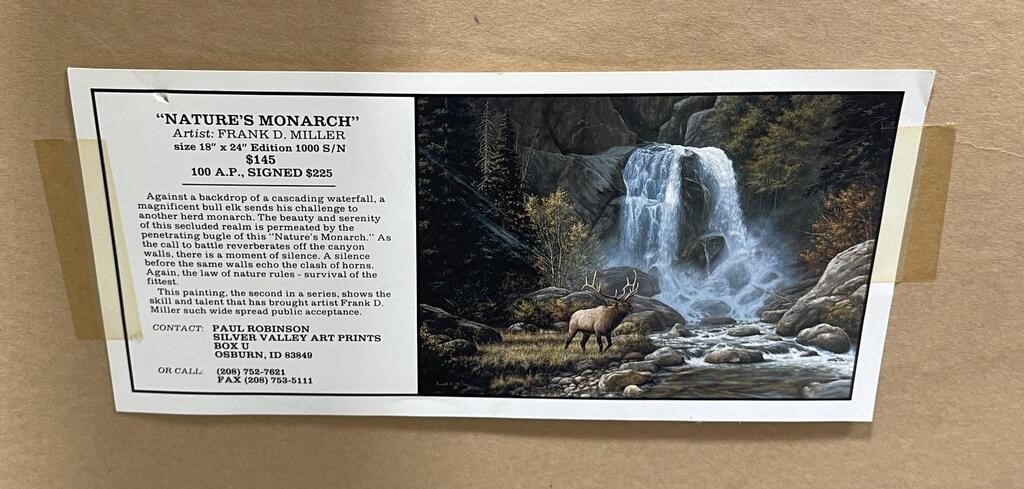 Frank D. Miller | Frank Miller Signed Numbered Print | MutualArt