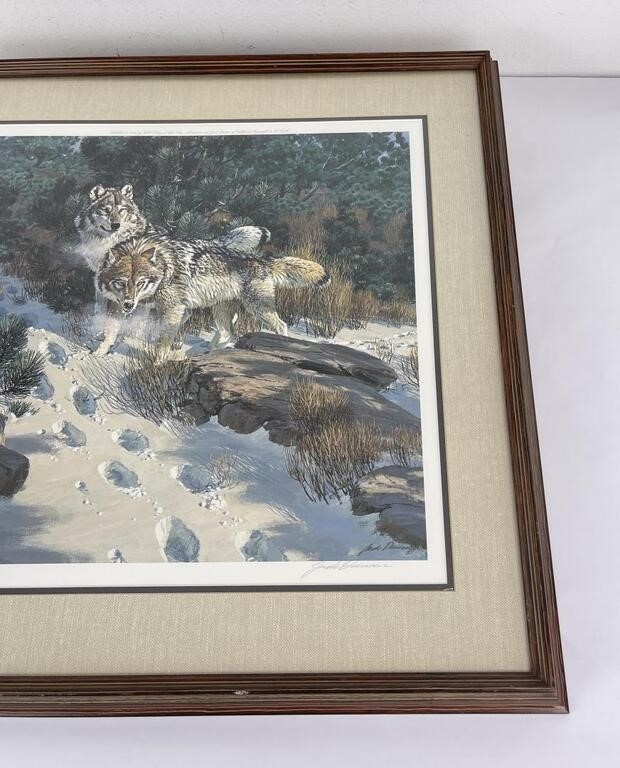 Jack Dumas | Jack Dumas Man Tracks Signed Print | MutualArt