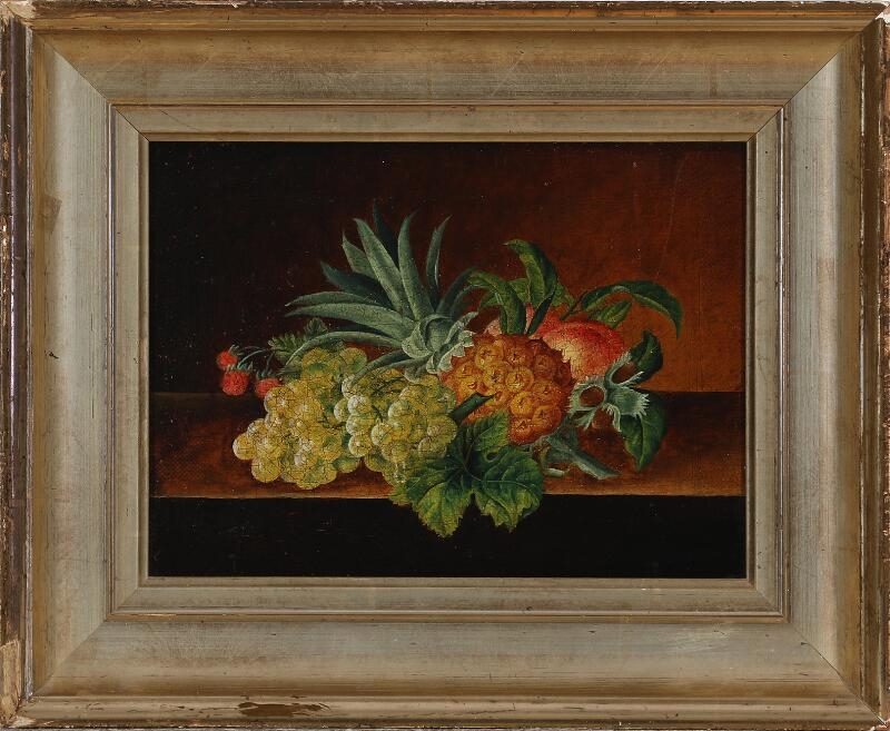 Johan Laurentz Jensen | Still life with grapes and pineapple | MutualArt