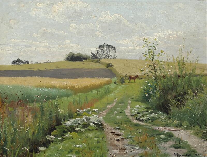 Peder Mork Monsted | Summer in Denmark (1902) | MutualArt
