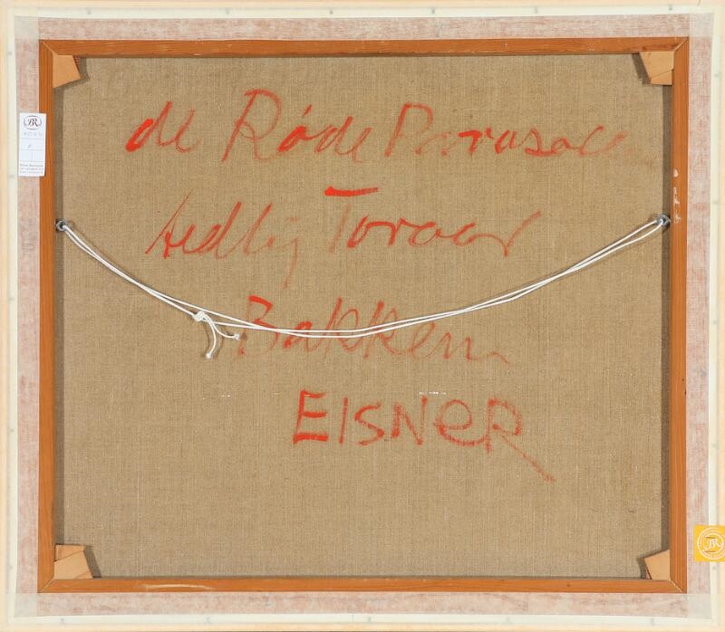 Ib Eisner | Røde parasoller | MutualArt