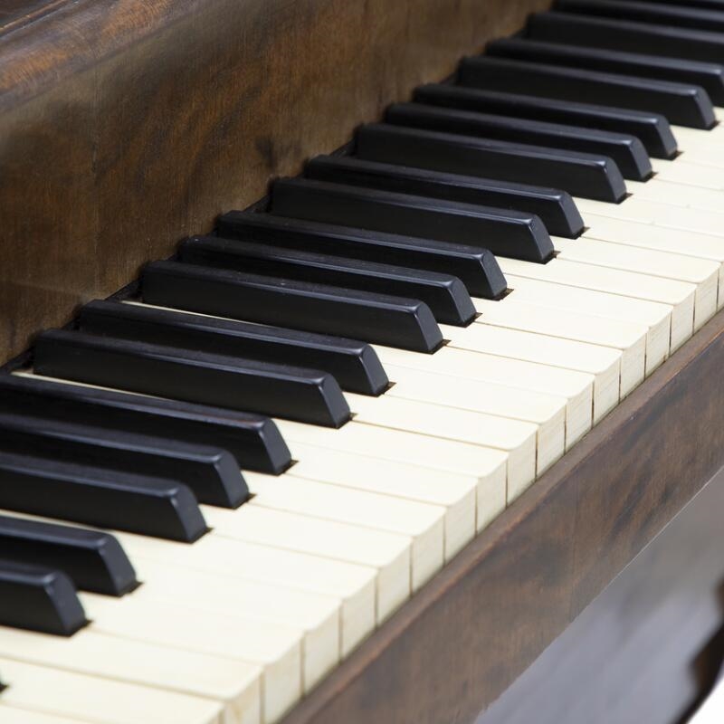 Poul Henningsen | Polished nut wood pianette with slat front (Circa ...