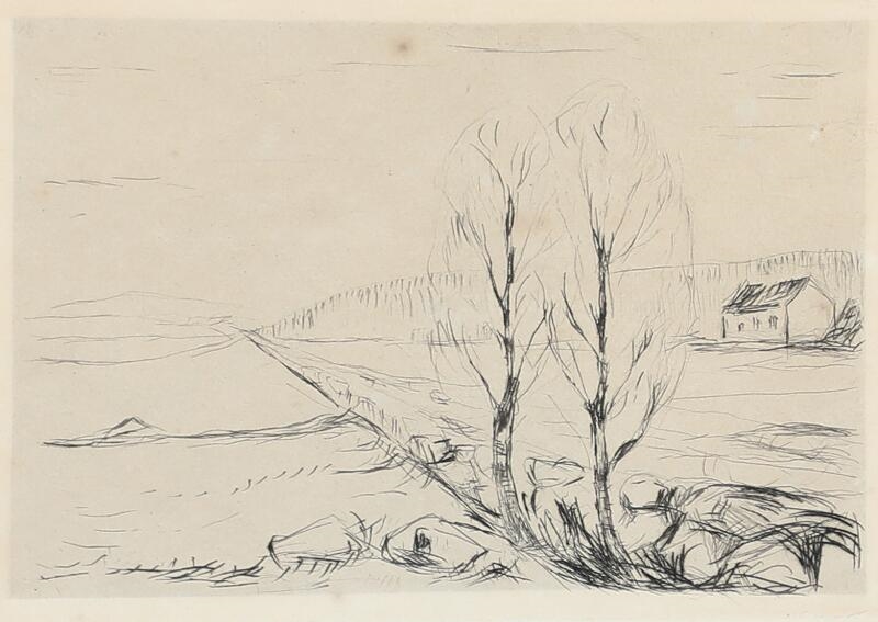 Edvard Munch | Norwegian Landscape (1908) | MutualArt