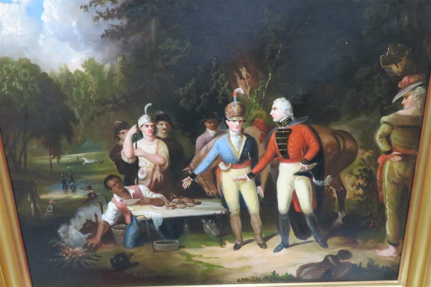 John Blake White | GENERAL MARION INVITING A BRITISH OFFICER TO SHARE A ...