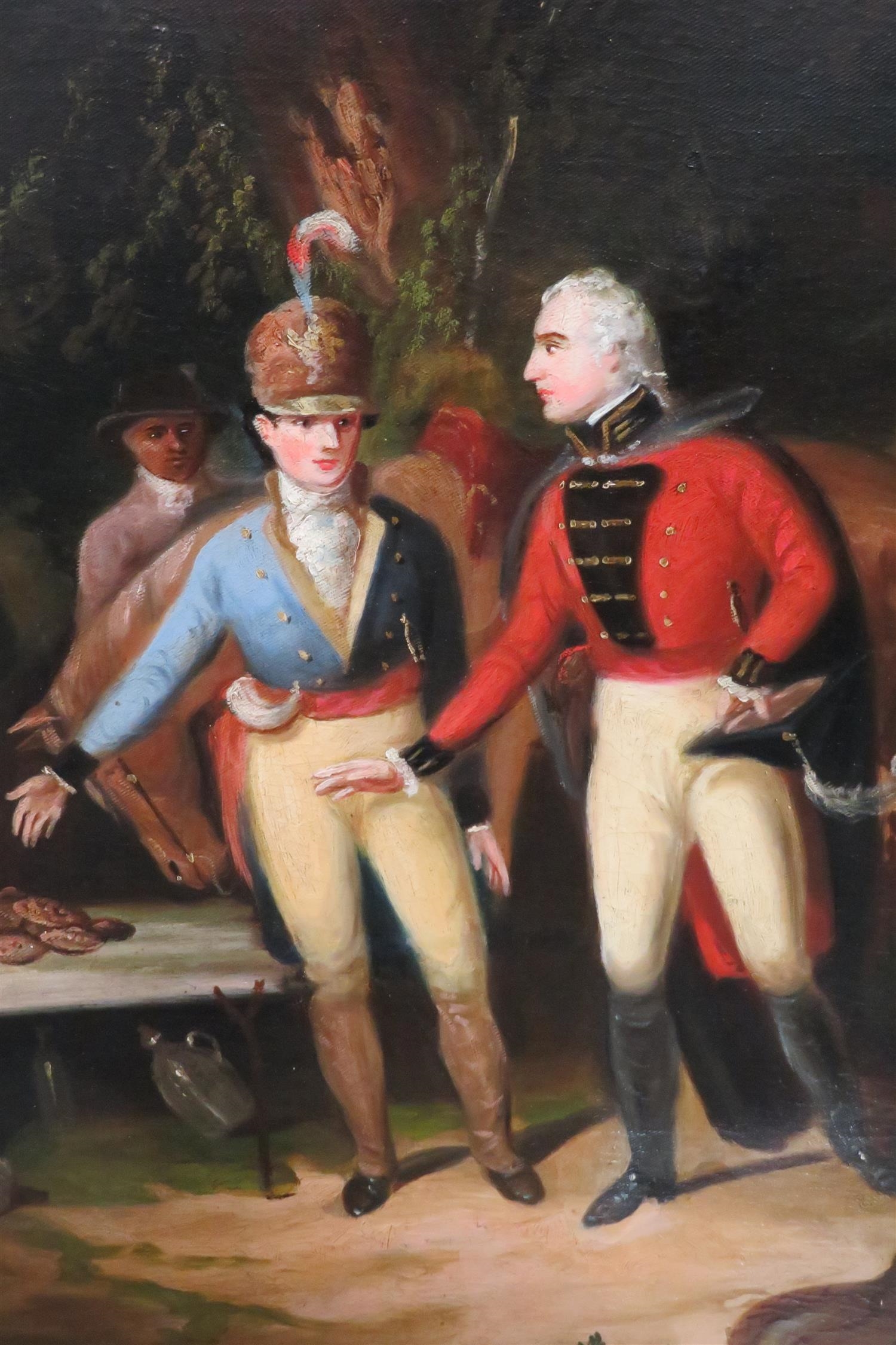 John Blake White | GENERAL MARION INVITING A BRITISH OFFICER TO SHARE A ...