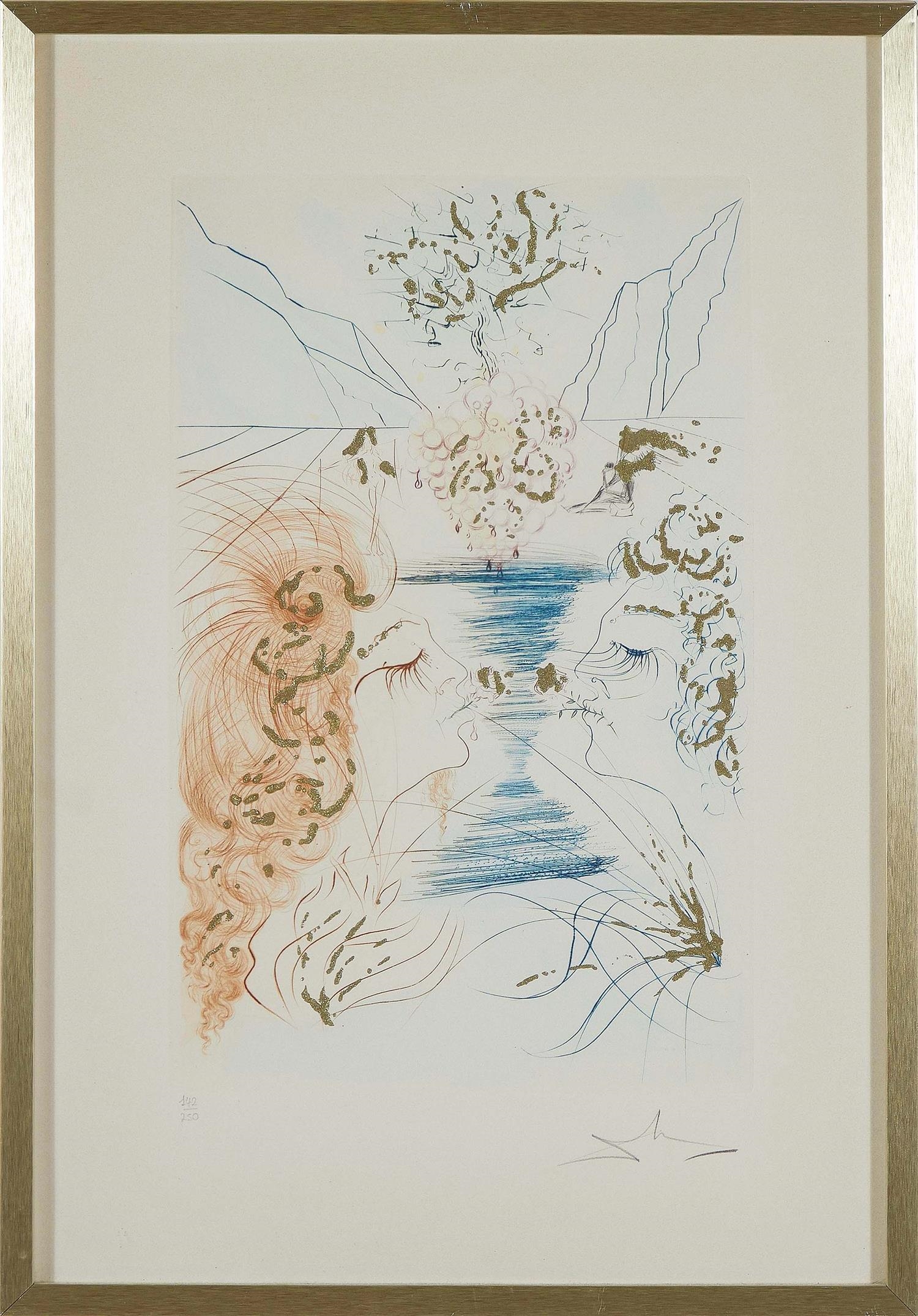 Salvador Dalí | Return, O Shulamite; The Bridegroom Leaps upon the ...