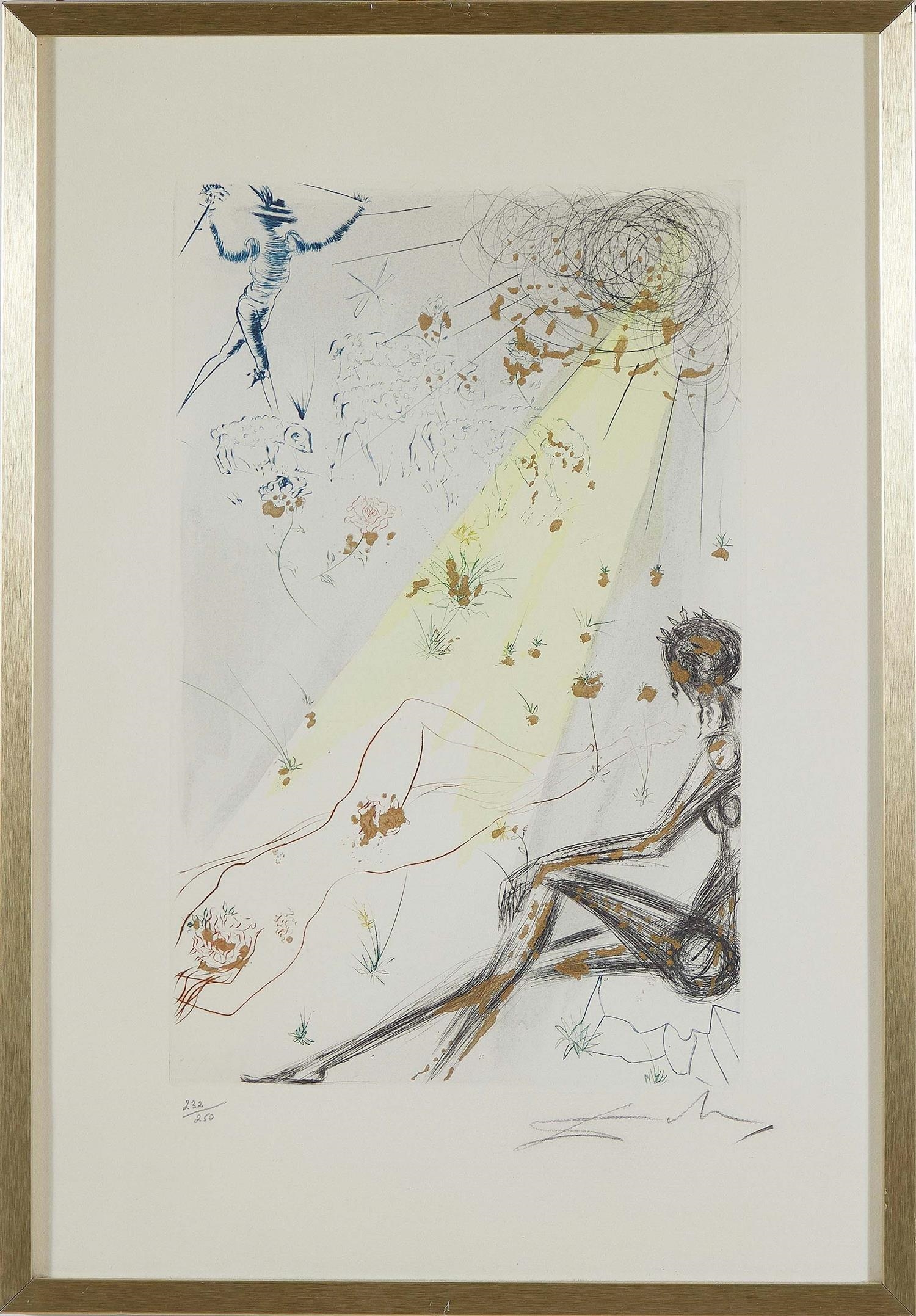 Salvador Dalí | Return, O Shulamite; The Bridegroom Leaps upon the ...