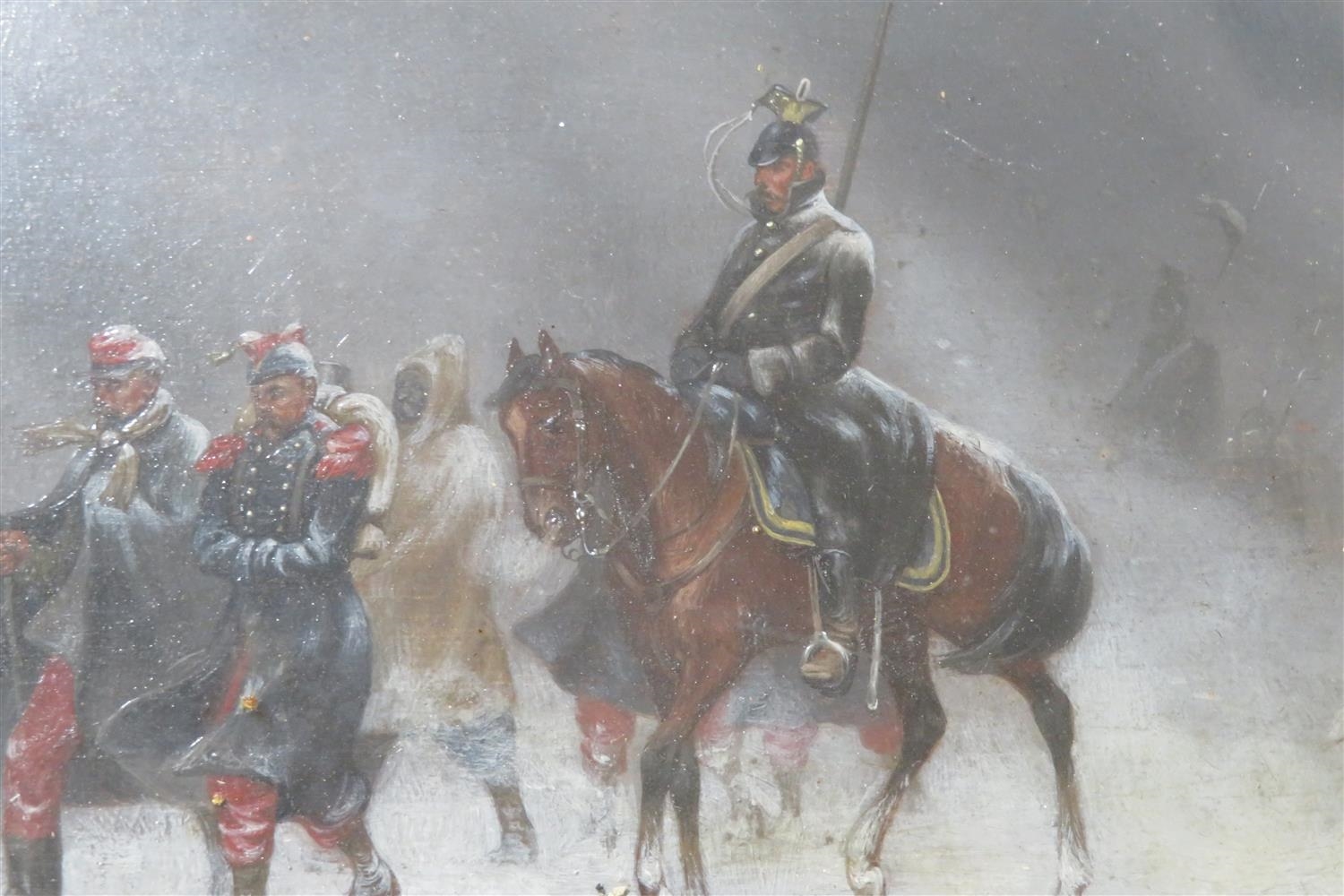 Christian Sell | PRUSSIAN UHLANS WITH FRENCH PRISONERS | MutualArt
