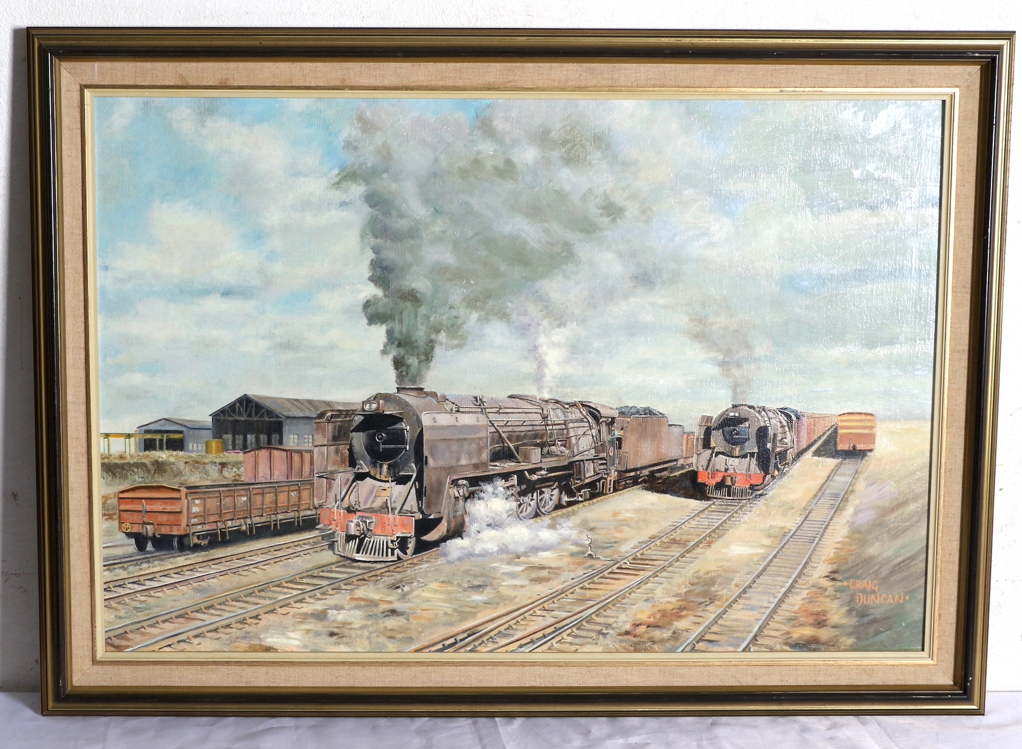 Craig Duncan | A FREIGHT YARD | MutualArt