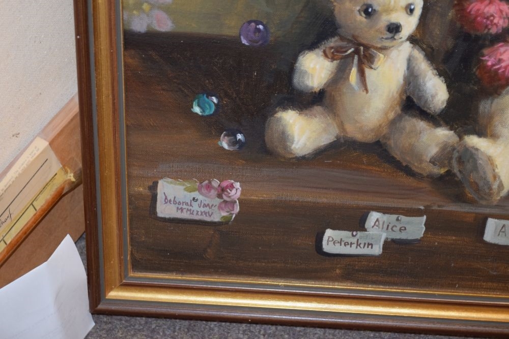 Deborah Jones | Still life with teddy bears | MutualArt