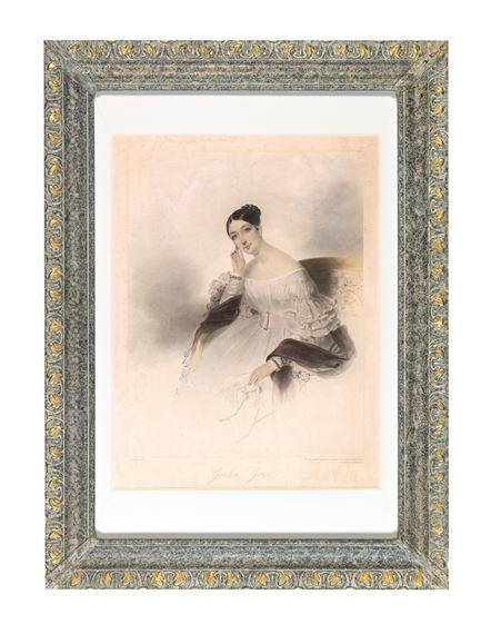 Frederick Christian Lewis | portrait of the opera singer Giulia Grisi ...