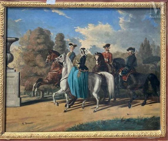 French School, 19th Century | Quatre cavaliers | MutualArt