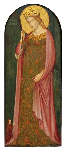 Caterino Veneziano | Saint Christina of Bolsena (Circa 1375) | MutualArt
