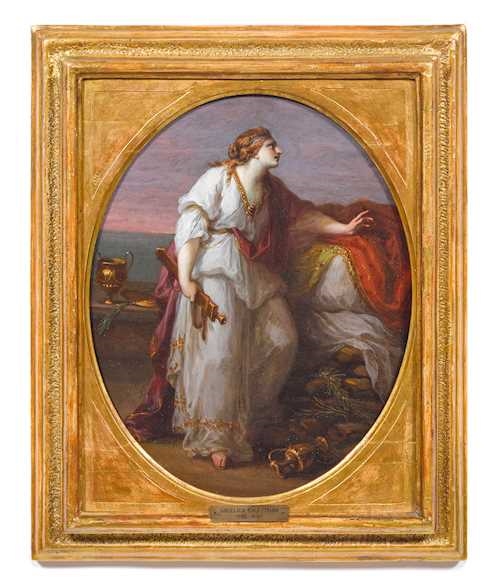 Angelica Kauffmann | Dido at the funeral pyre calling on the gods ...