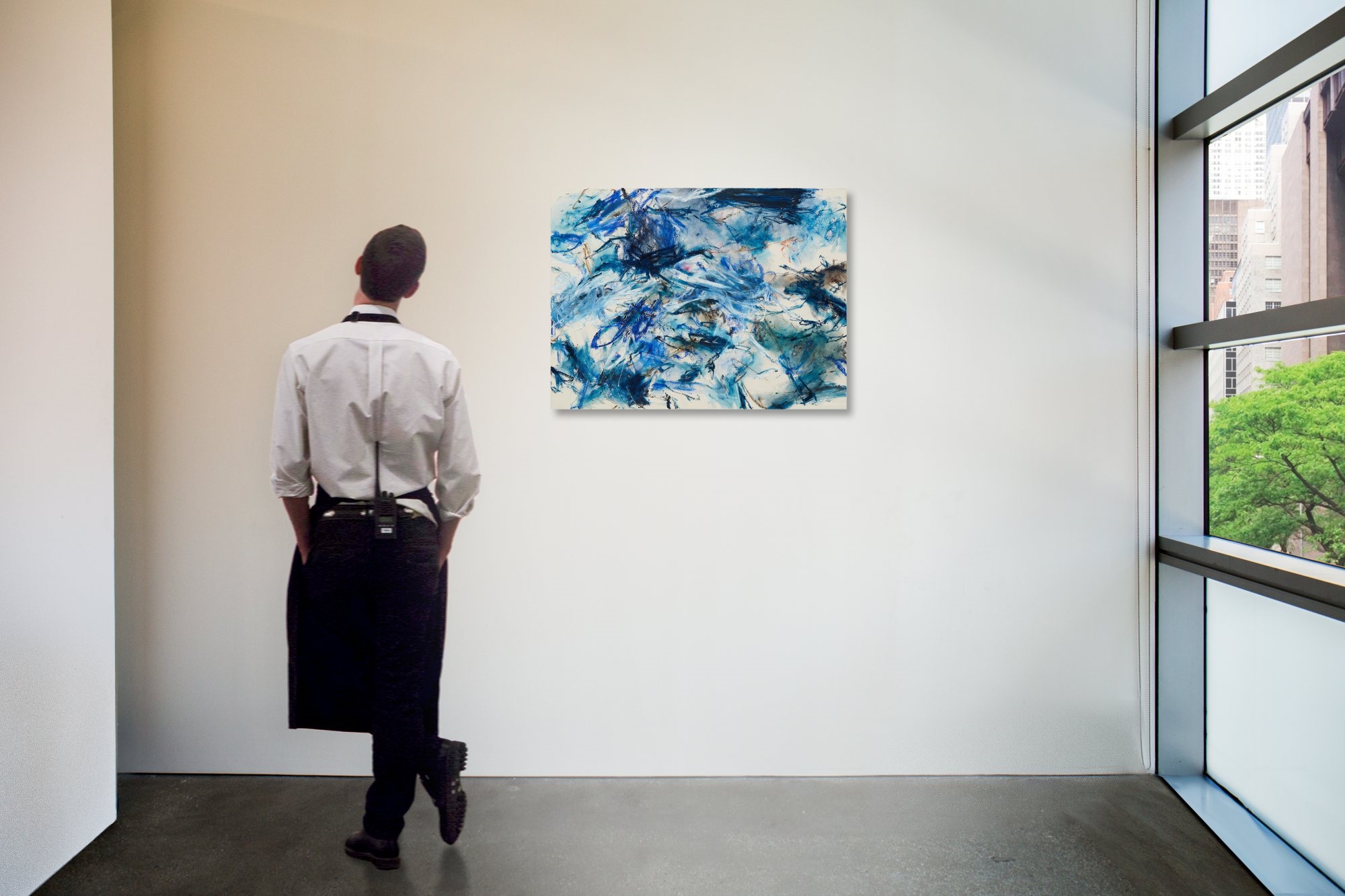 Christine Ay Tjoe | Pemandangan biru 02 (View in blue 02) (2014 ...