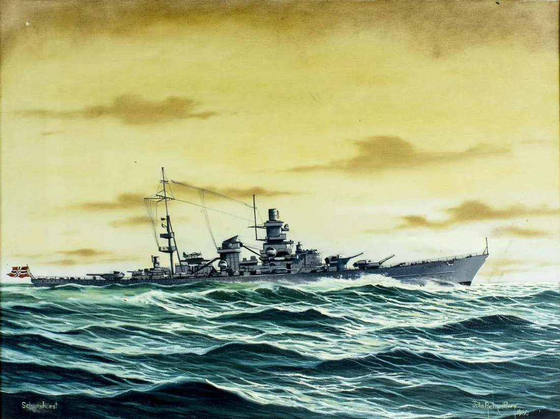 John Richard Perry | German Battleship (1980) | MutualArt