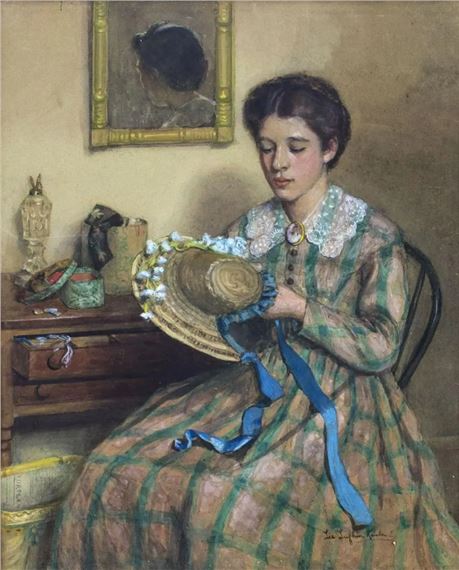 Lee Lufkin Kaula | Trimming the Bonnet | MutualArt