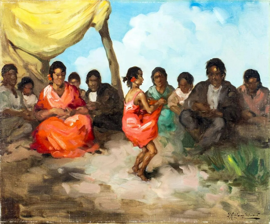 Francisco Rodríguez Sánchez Clement | Dancing Gypsy Girl | MutualArt