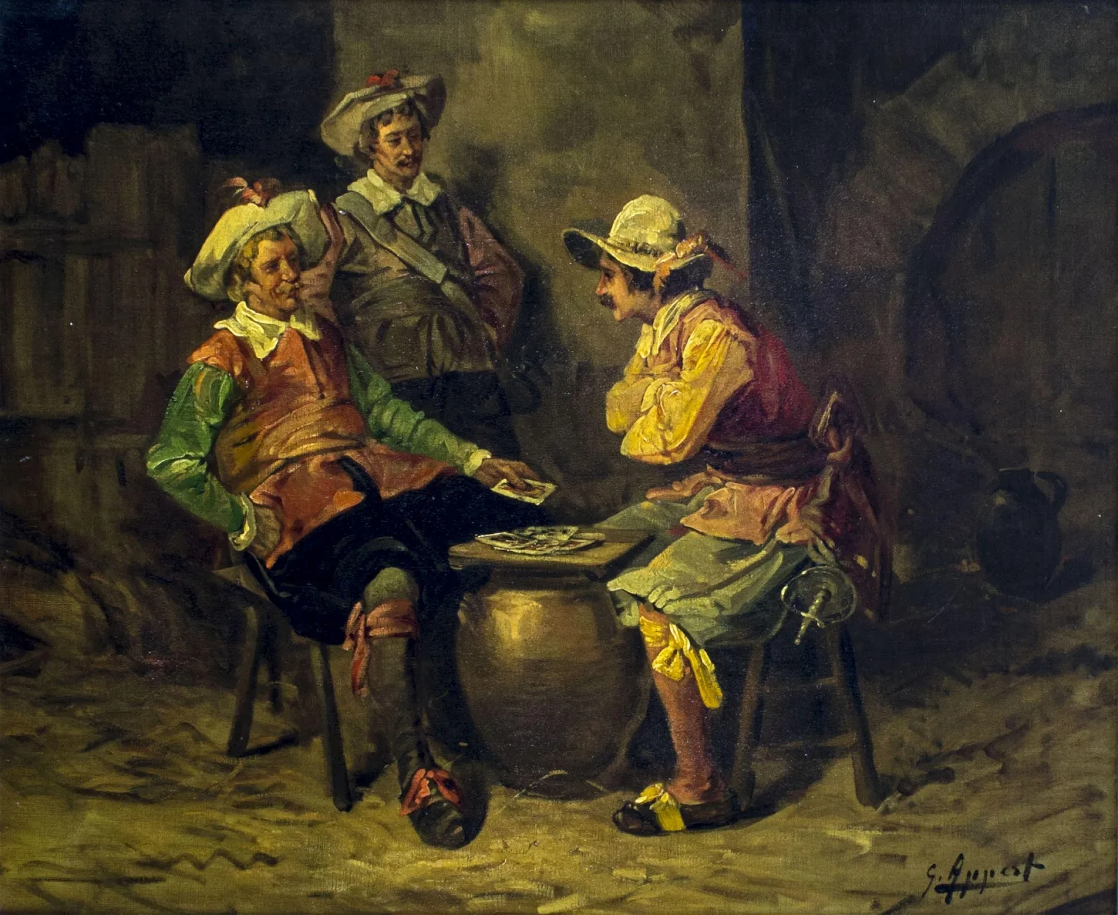 Georges Appert | Card Players | MutualArt