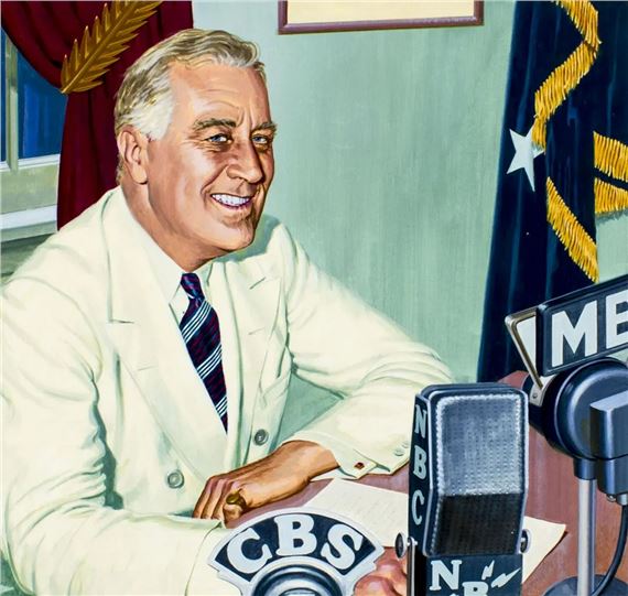 Ed Vebell | Roosevelt Fireside Chat (1979) | MutualArt