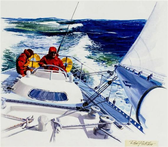 Ron Fletcher | Ocean Racer - Yachting in Australia (1981) | MutualArt