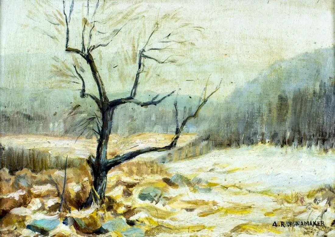 Alfred R. Nunamaker | Winter Landscape | MutualArt