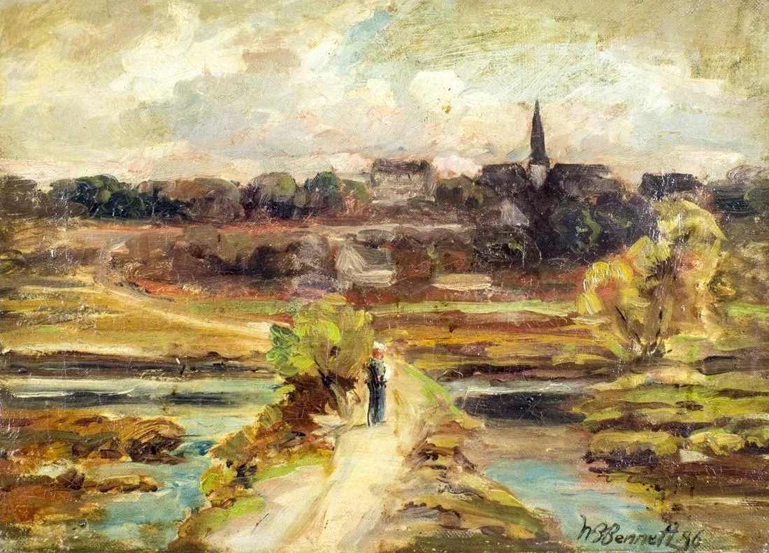 Alan Bennett | Landscape (1896) | MutualArt