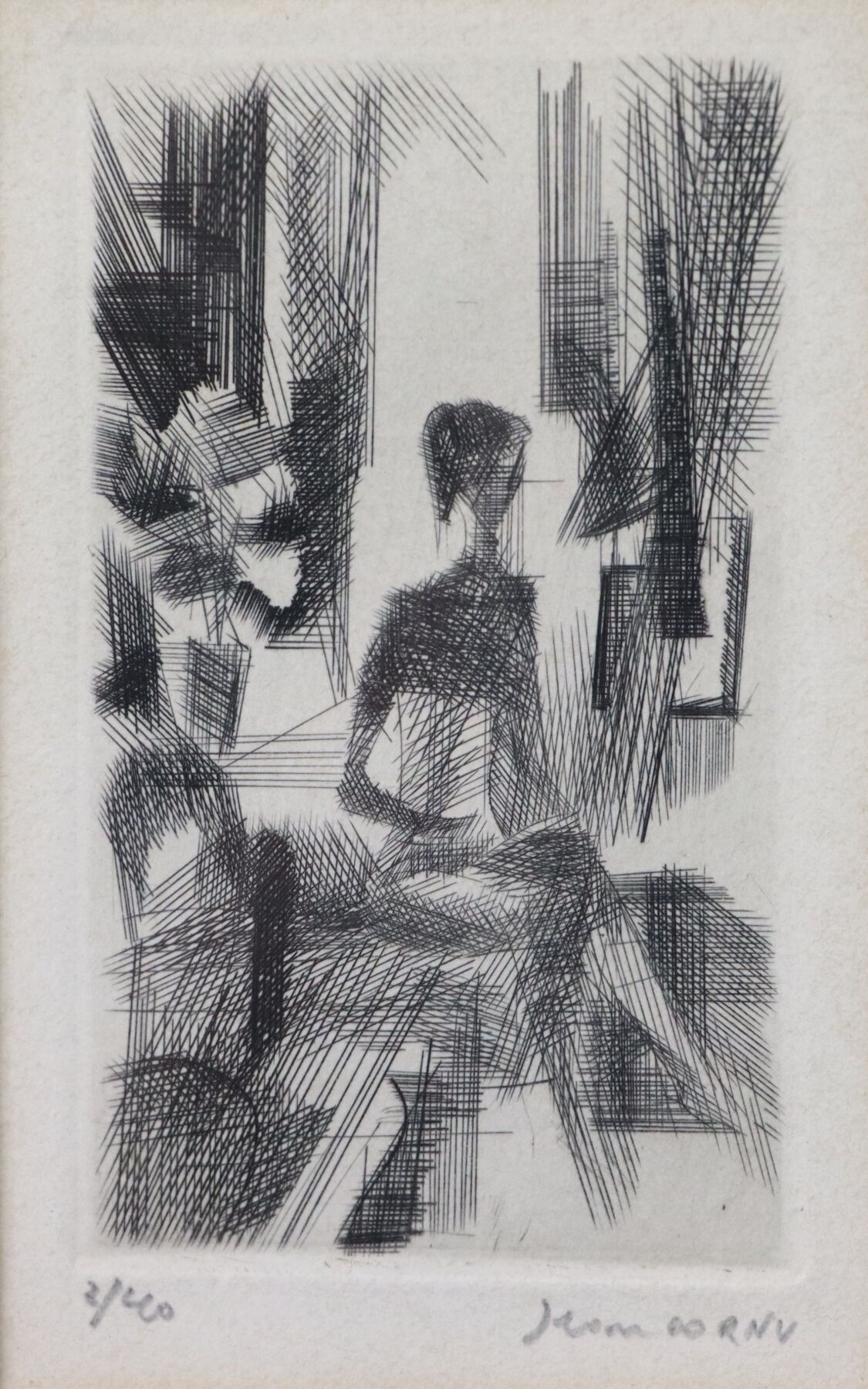 Jean Cornu | Jeune femme assise | MutualArt