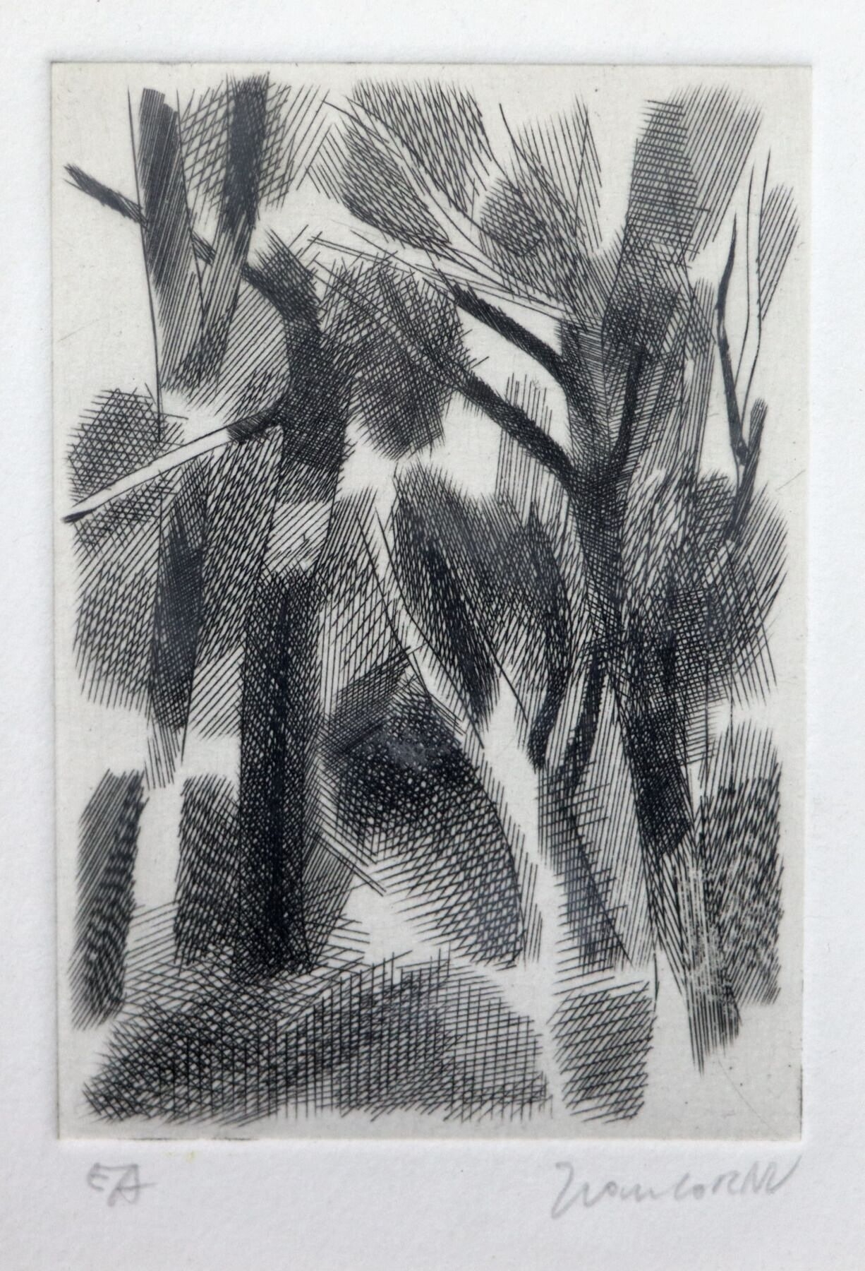 Jean Cornu | Cinq arbres | MutualArt