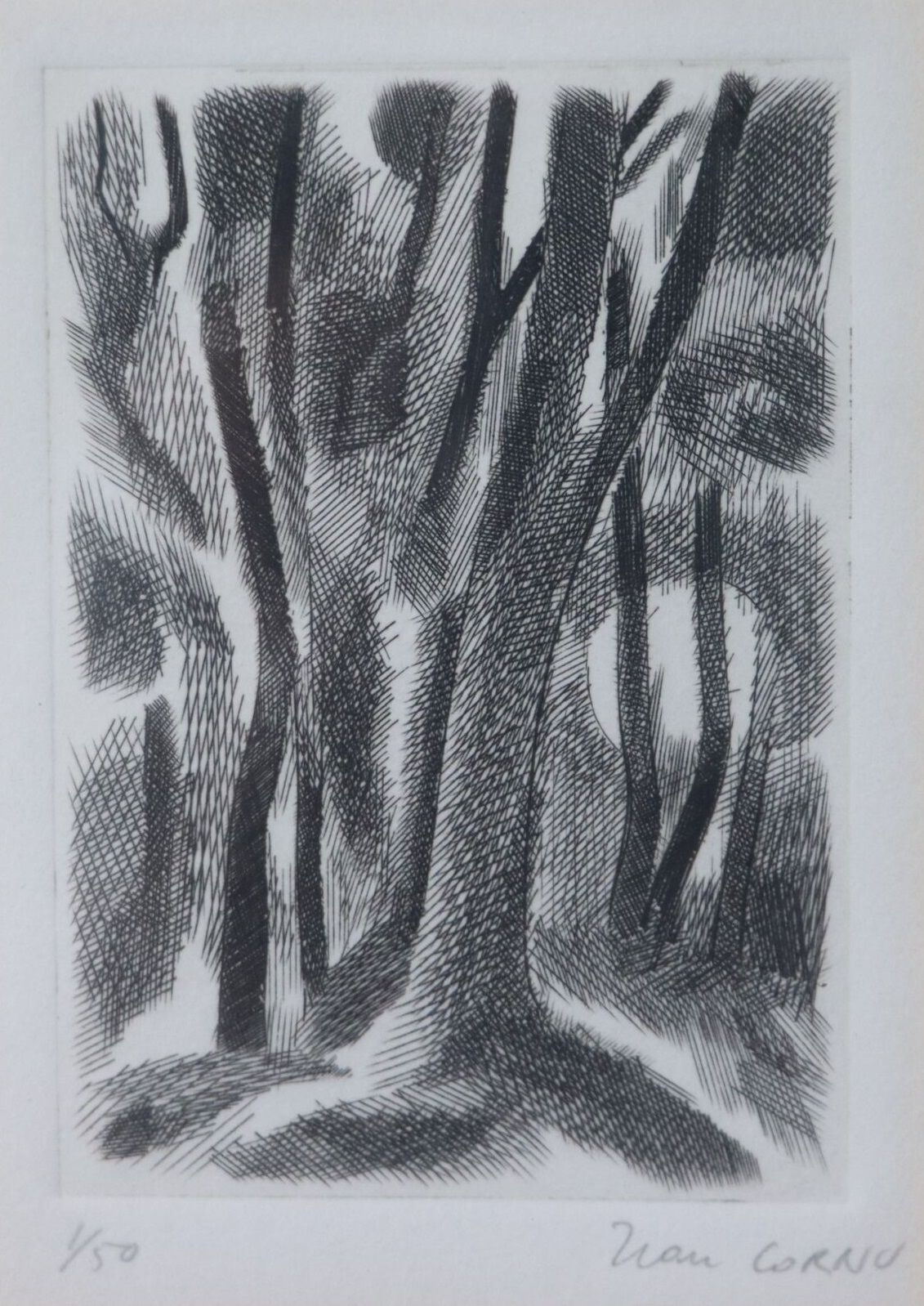 Jean Cornu | Forêt et lune | MutualArt