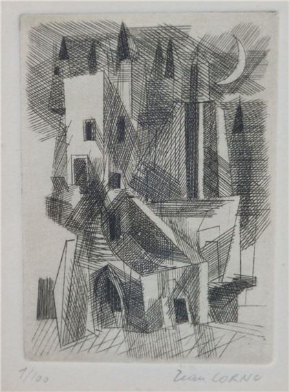 Jean Cornu | Château de nuit | MutualArt