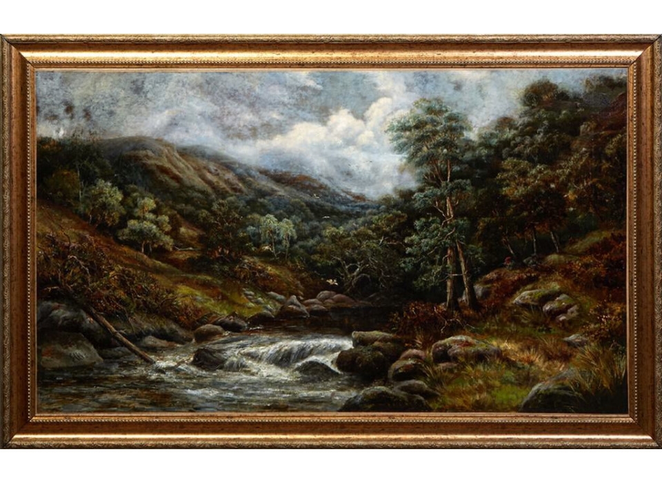 Edwin Ellis | Wooded Landscape | MutualArt