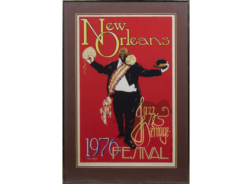 Maria Laredo | 1976 New Orleans Jazz Fest Poster (1976) | MutualArt
