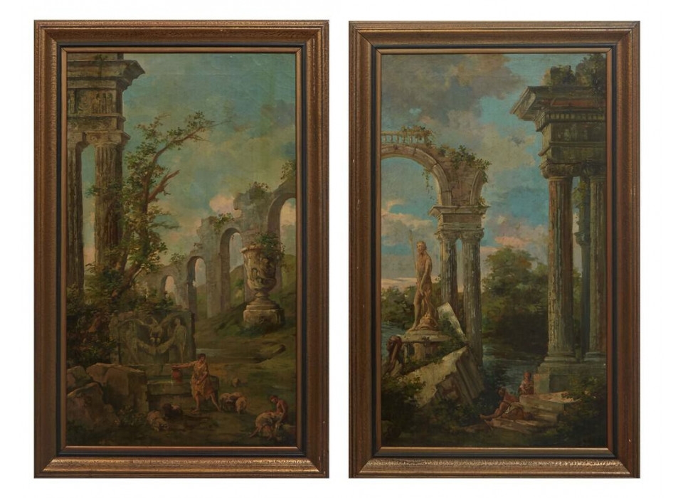 Italian School | Pair of Capriccios | MutualArt