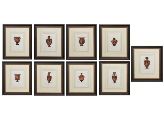 Henry Moses | Colored Greek Vase | MutualArt