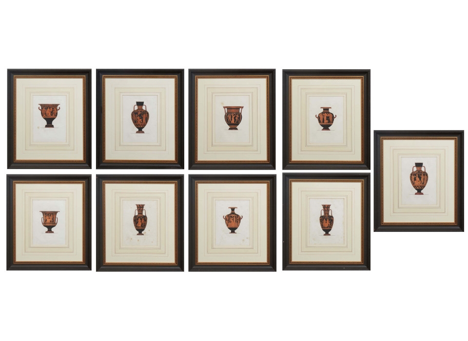 Henry Moses | Colored Greek Vase | MutualArt