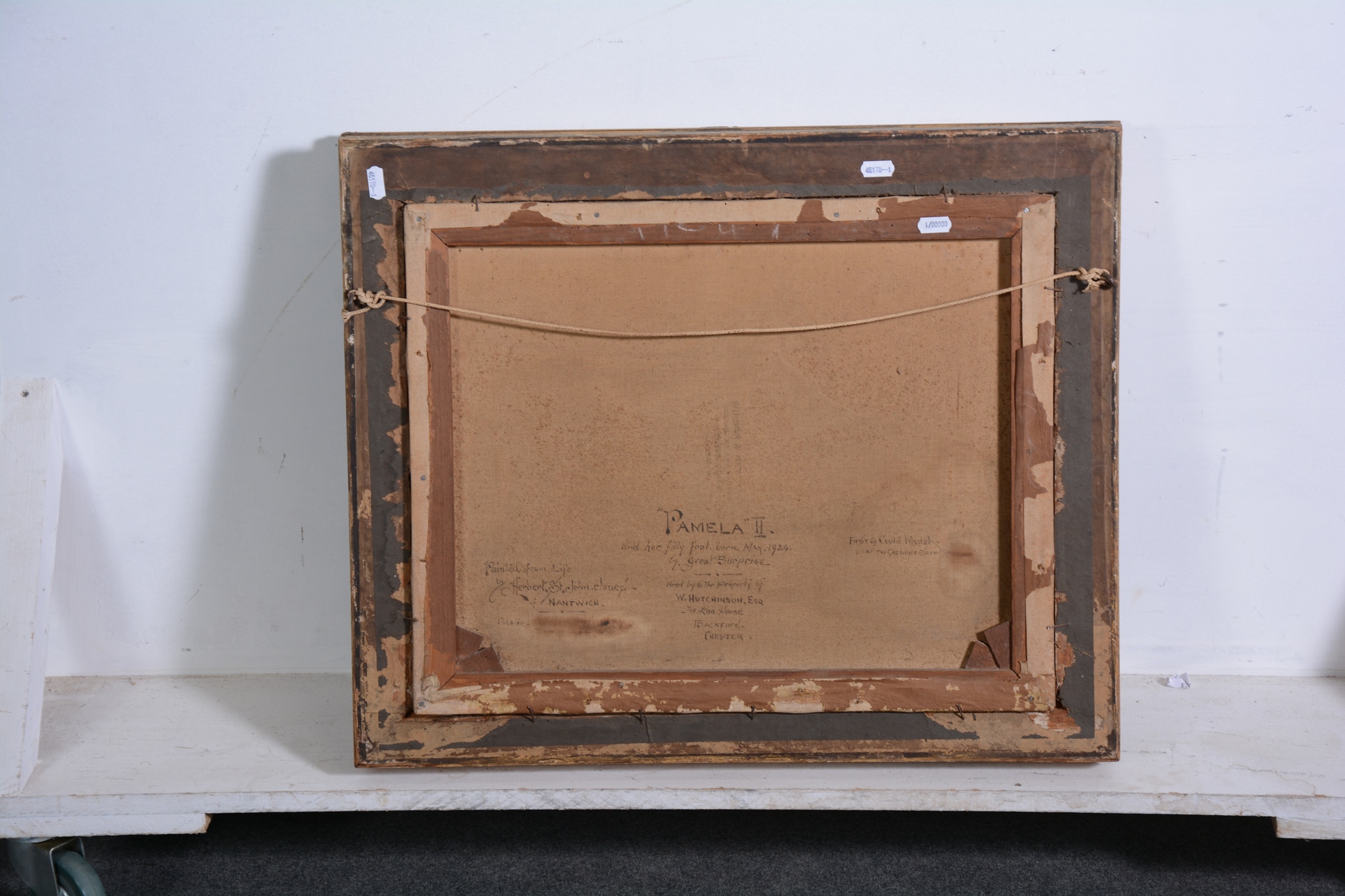 Herbert H. St. John Jones | Pamela II and her filly foal | MutualArt