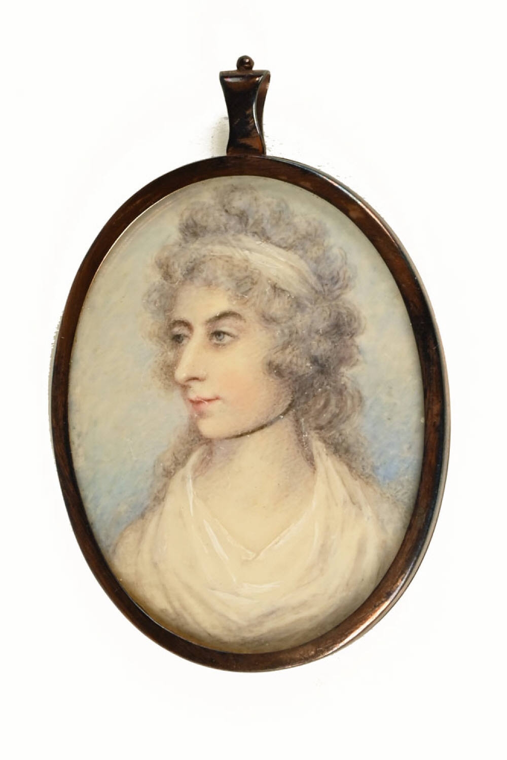 Andrew Plimer | Portrait miniature Henrietta Moore wife of Colonel ...